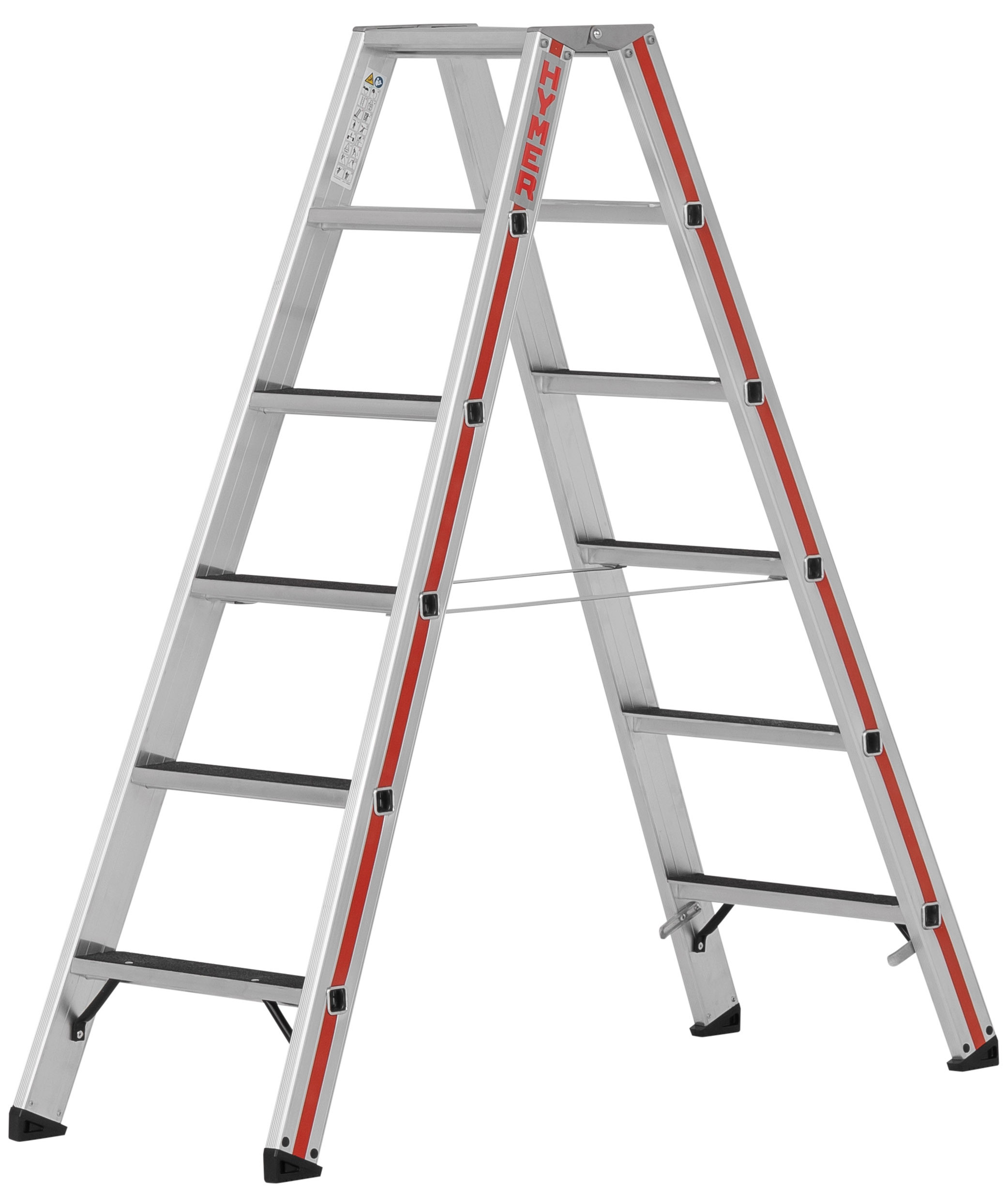 Hymer Stehleiter SC 80 R13 Alu 2x6 Stufen online kaufen