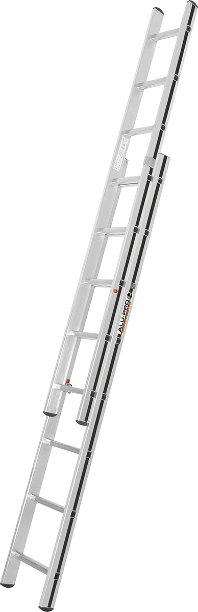 Hymer Alu-Pro Schiebeleiter 2-teilig 2x8 Sprossen