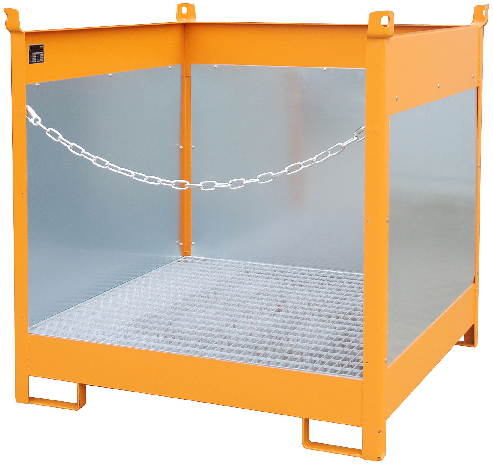 Bauer Fass-Stapelpalette Stahl FSP-4|G - RAL 2000