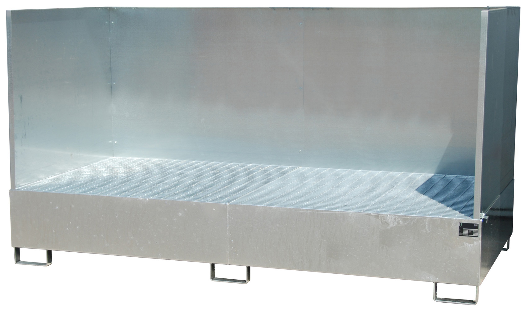 Bauer Auffangwanne Stahl AW 1000-2|SW - verzinkt