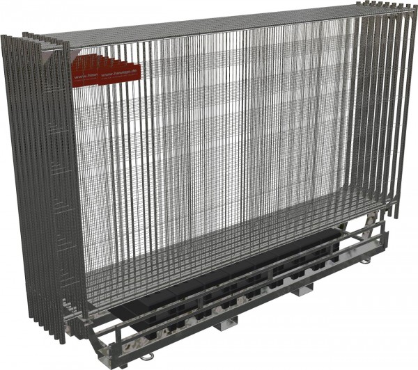 Schake Bauzaun-Set hawego PLUS 15 mit Twintraverse