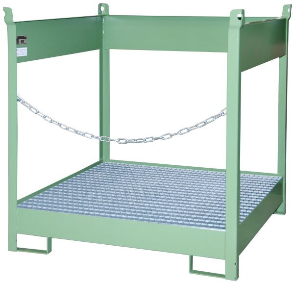 Bauer Fass-Stapelpalette Stahl FSP 4 - RAL 6011