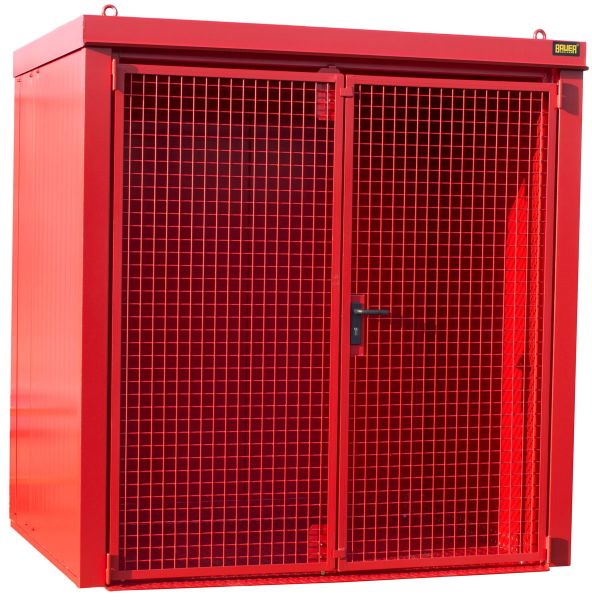 Bauer Gasflaschen-Container Stahl GFC-B M2 - RAL 3000