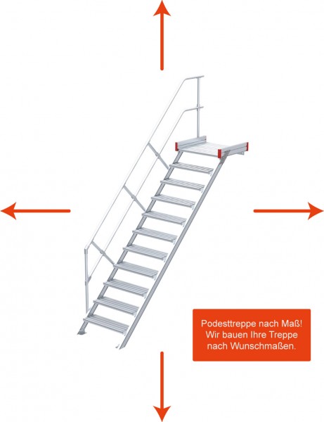 euroline Podesttreppe nach Maß online kaufen