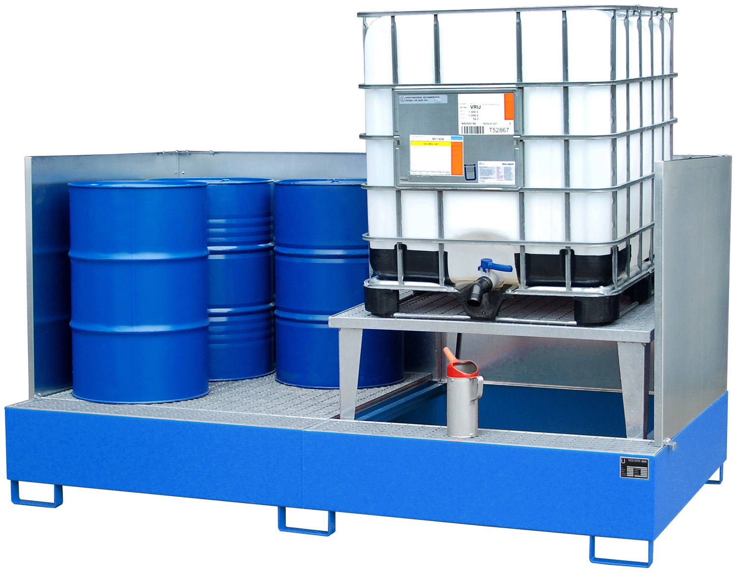 Bauer Auffangwanne Stahl AWA 21|SW - RAL 5012