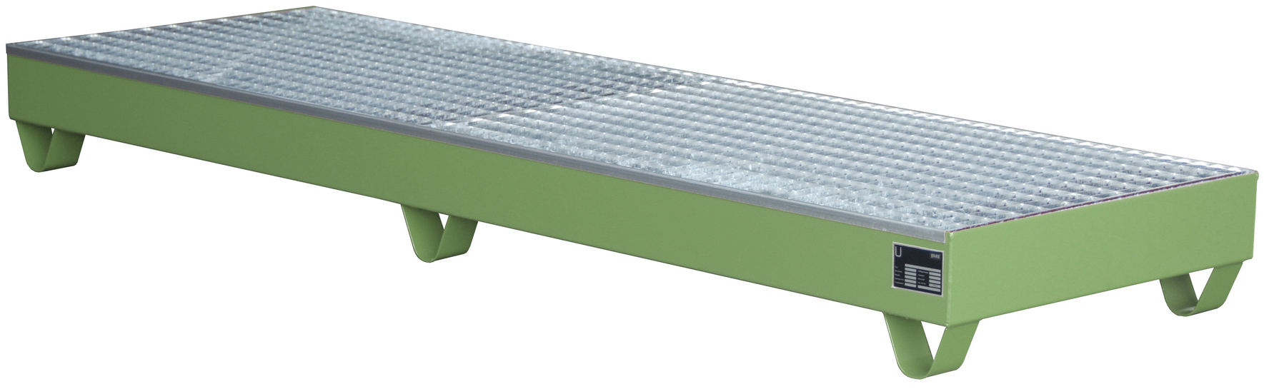 Bauer Auffangwanne Stahl Serie 2042|2043 - RAL 6011