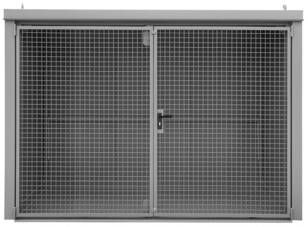 Bauer Gasflaschen-Container Stahl GFC-B M4 - RAL 7005