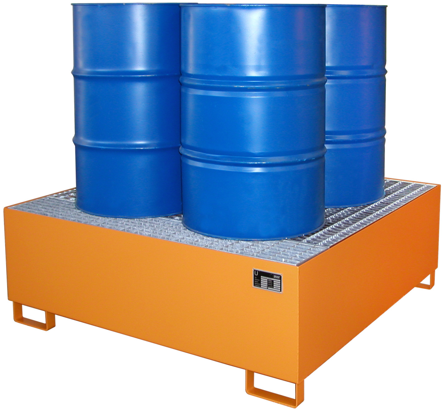 Bauer Auffangwanne Stahl AW 800 - RAL 2000