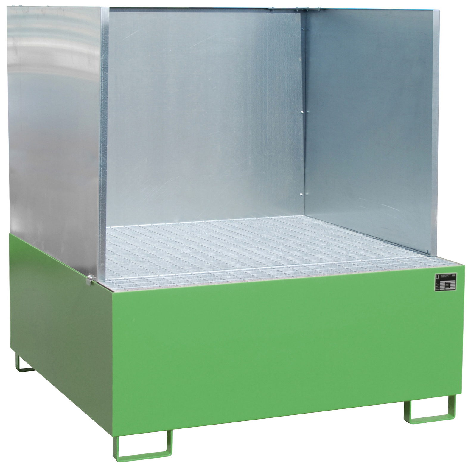 Bauer Auffangwanne Stahl AW 1000|SW - RAL 6011