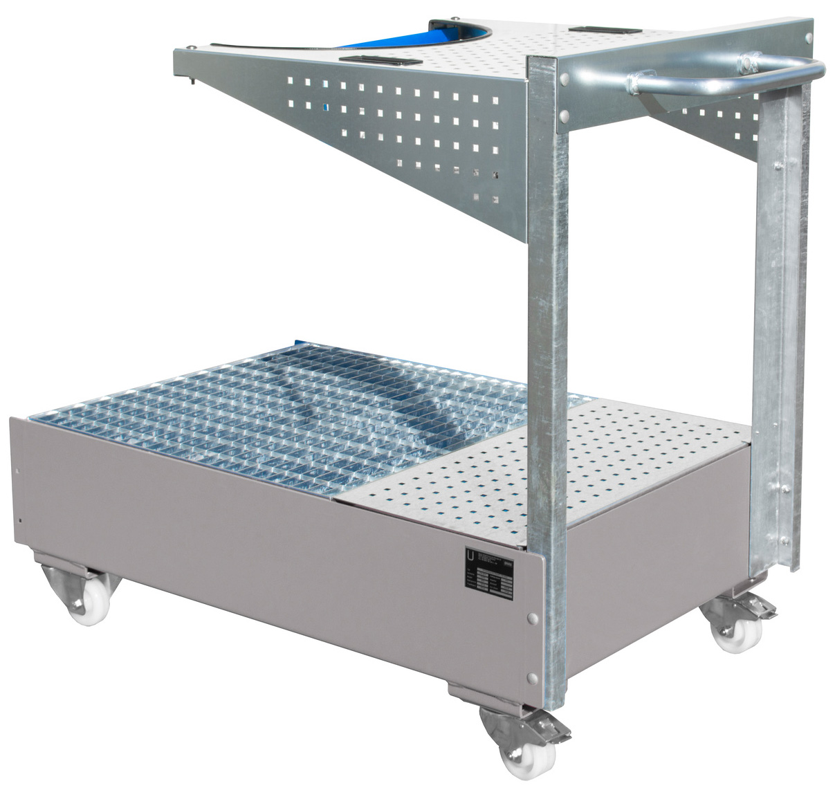 Bauer Auffangwanne fahrbar Stahl LPW 200-4 - RAL 7005