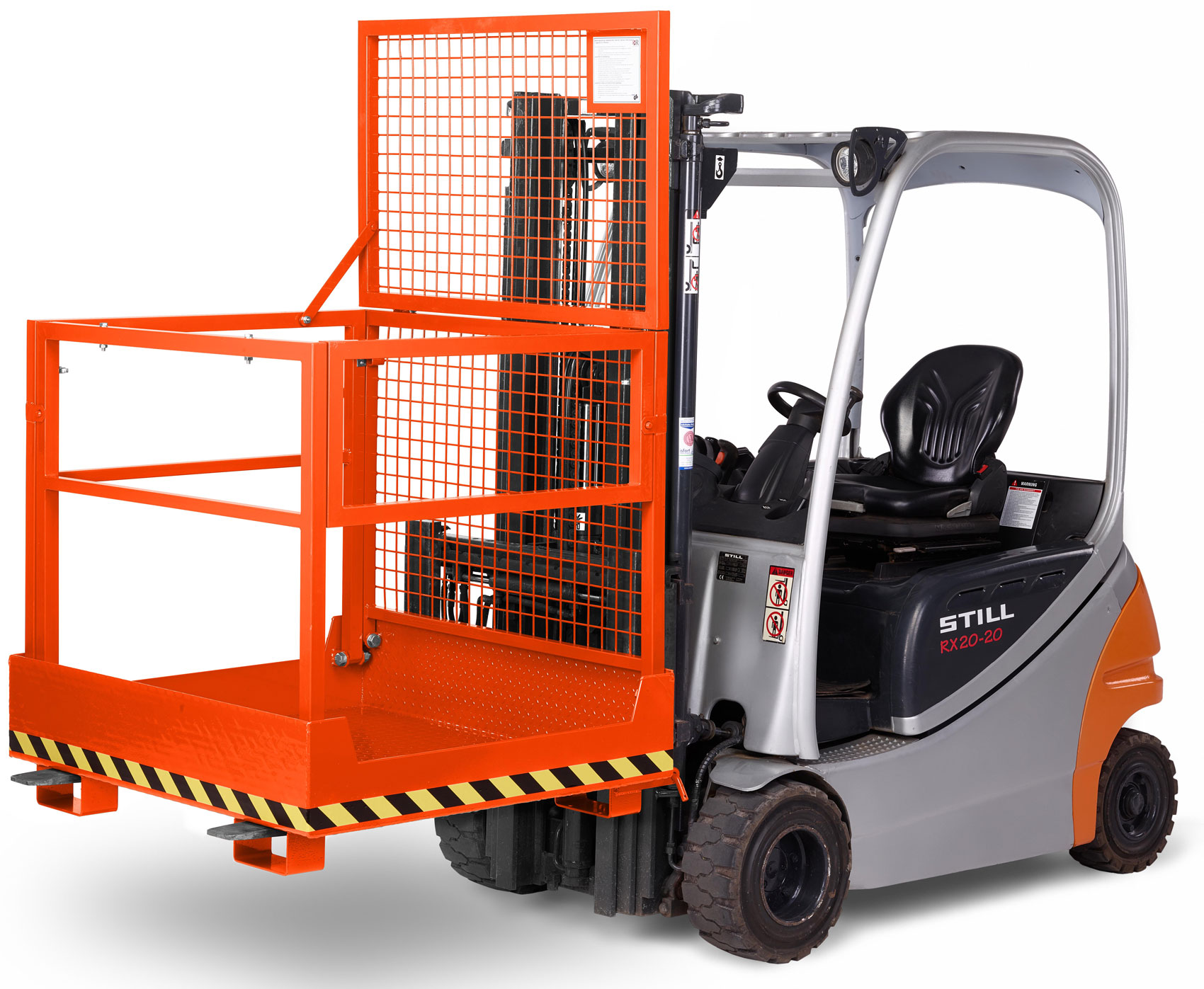 RR Industrietechnik Arbeitskorb RAK-compact - RAL 2004
